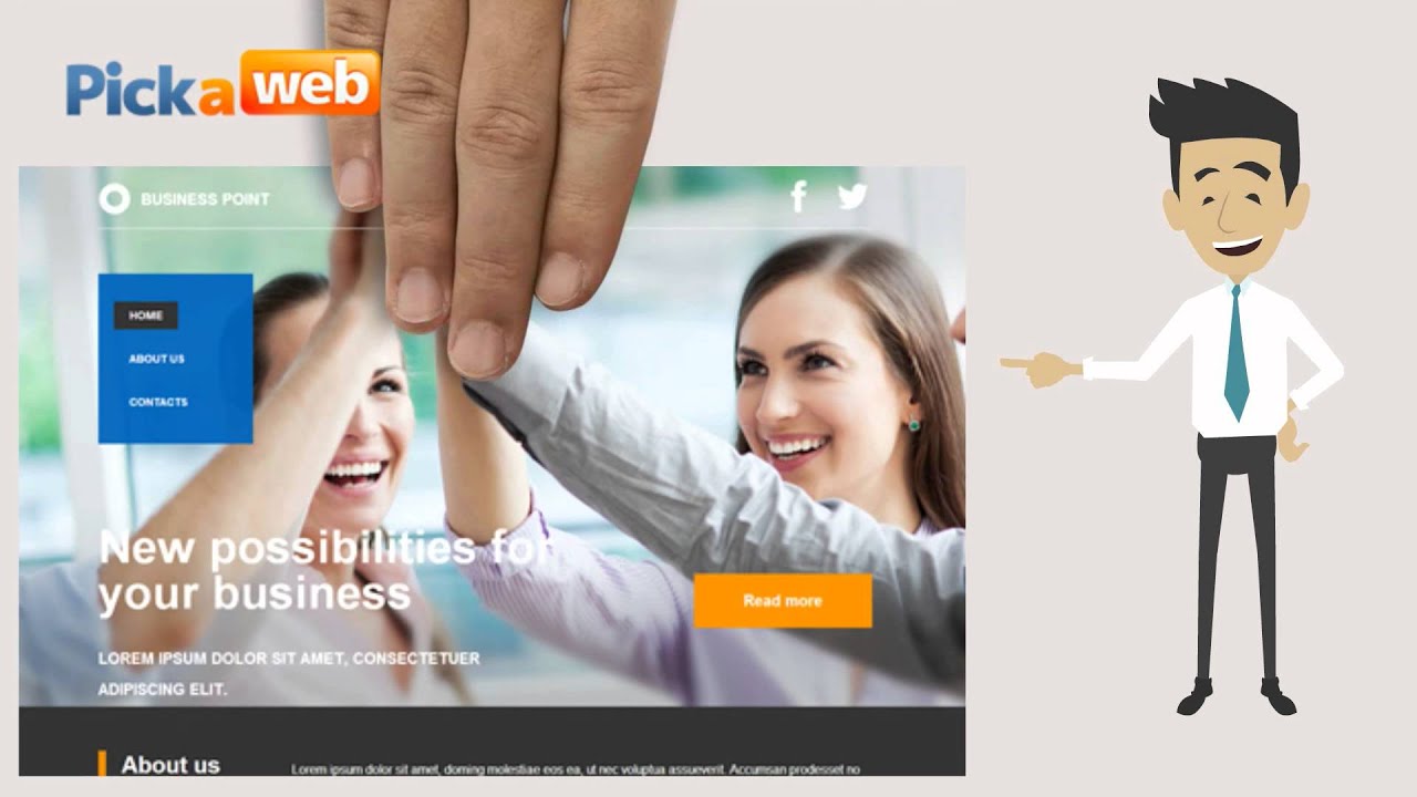 Website Builder - Create a Website - Pickaweb - YouTube