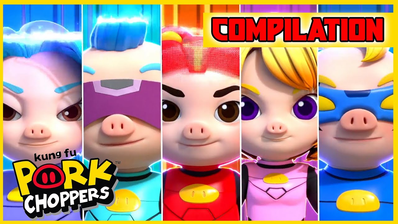 Say Hello to the Kung Fu Pork Choppers 👋🥋 | #compilation ...