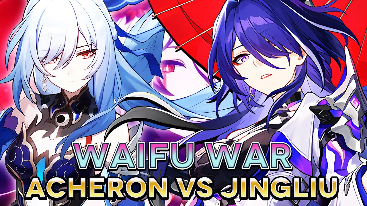 ACHERON VS JINGLIU E1S1 NIHILITY QUEEN VS ICE QUEEN | Honkai: Star Rail ...