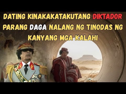 DIKTADOR NG LIBYA PARANG DAGA NA KINATAY NG KANYANG MGA MAMAMAYAN - YouTube