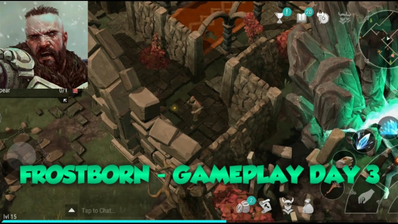 Frostborn 🎮 Gameplay Day 3 : Base & District Upgrade - YouTube
