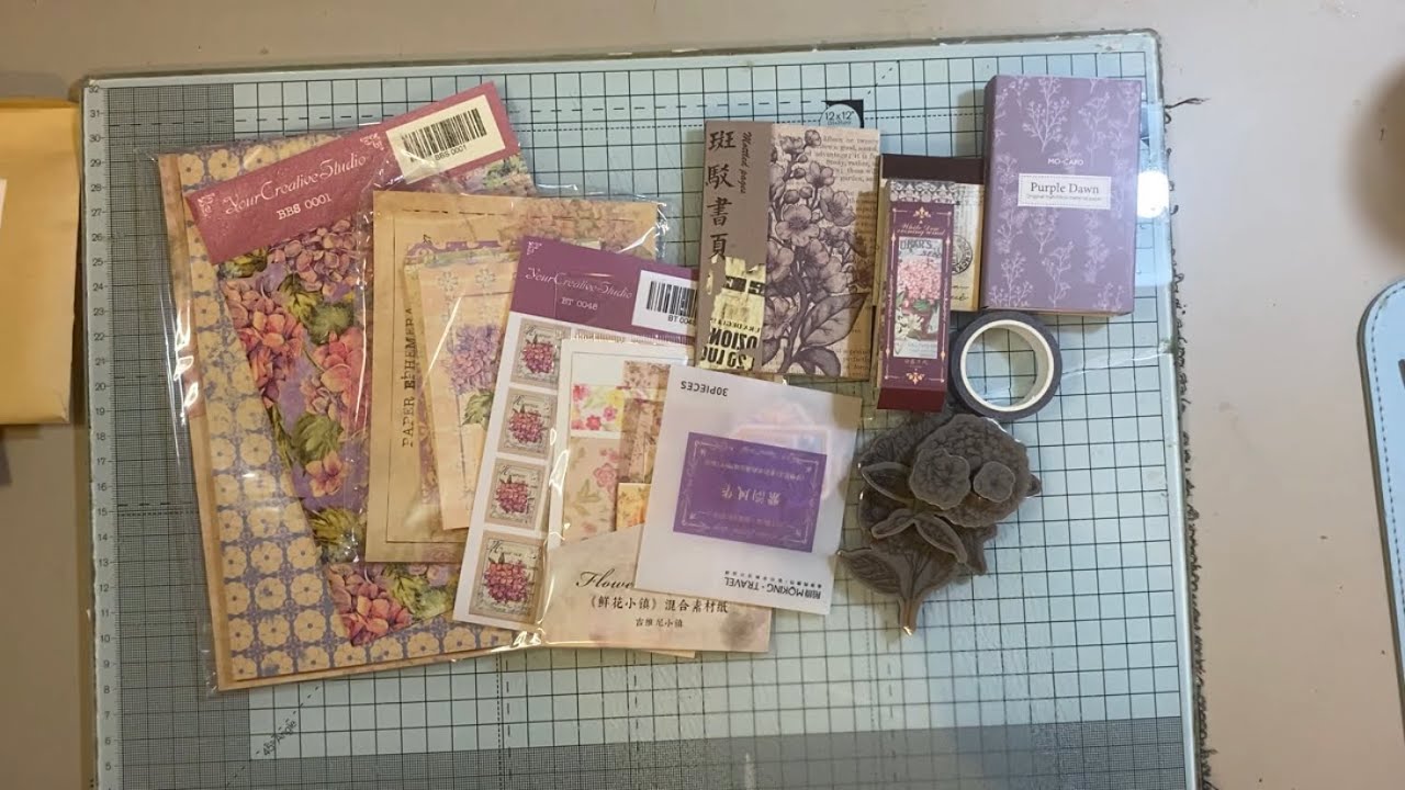 Craft/Journal supplies- Your Creative Studio- Unboxing - YouTube