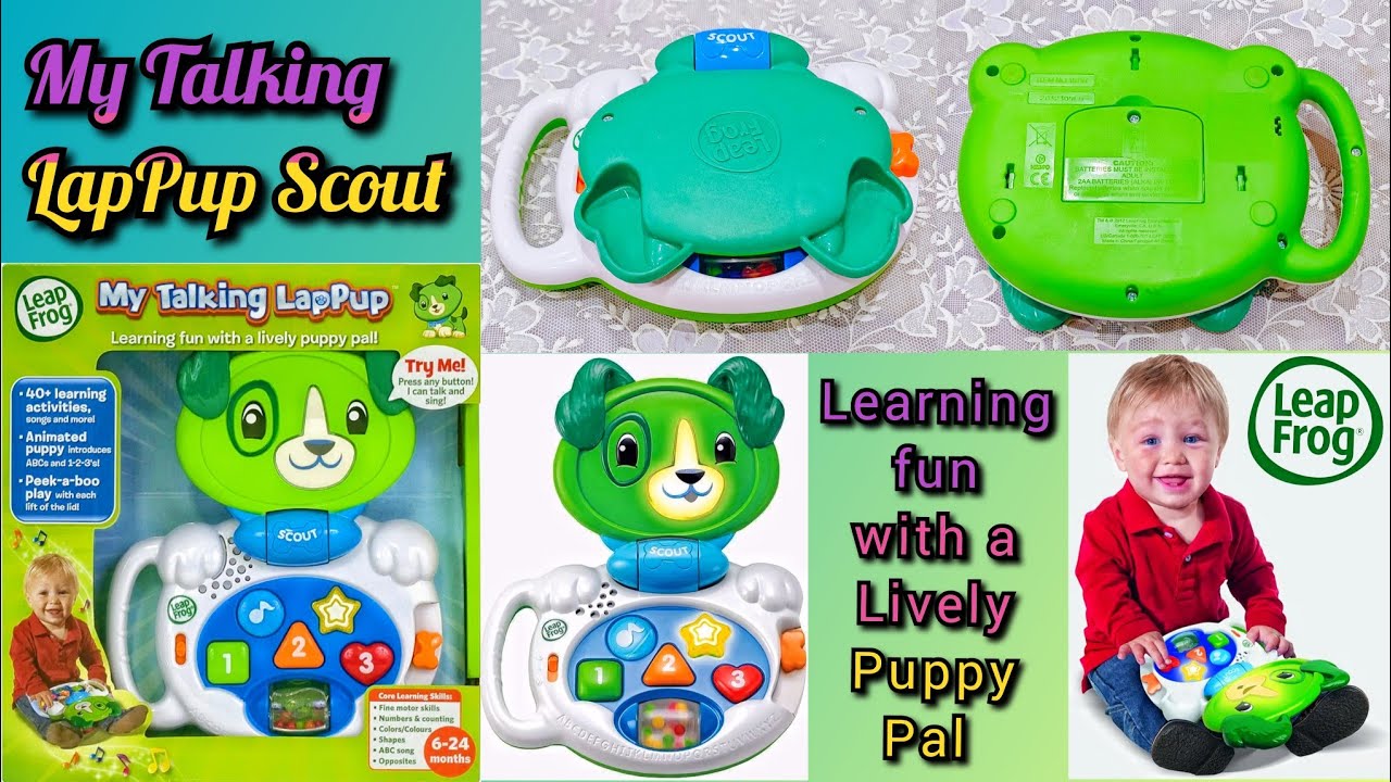 Leapfrog My Talking LapPup Scout (Preloved Toy) - YouTube