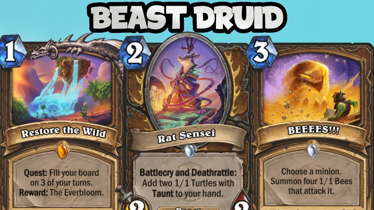 Beast Druid is FINALLY OP with the NEW Quest!! - YouTube