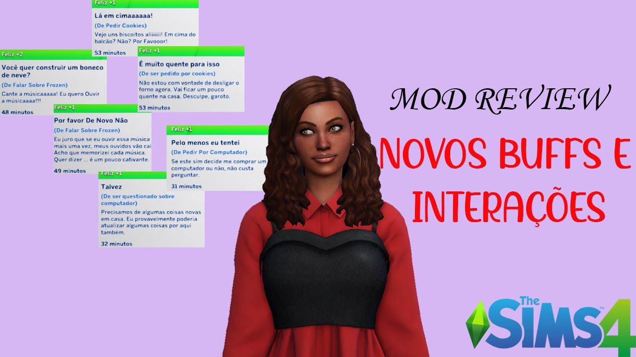 MAIS BUFFS E INTERAÇÕES PARA CRIANÇAS E ADOLESCENTES | MOD REVIEW | THE ...
