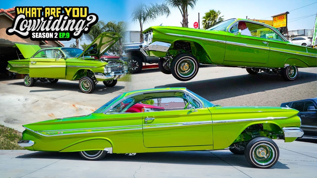 Lowrider Perfection: Lime Green 61Impala | What Are You Lowriding? S2 ...
