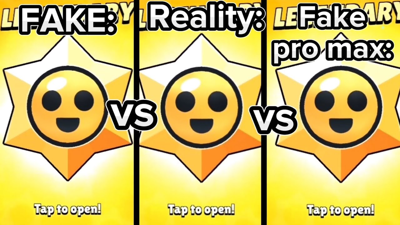 Legendary star drop fake vs reality vs fake pro max|Brawl stars - YouTube