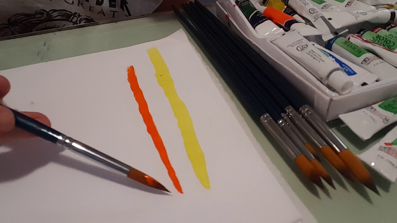 The Art Chest Paintbrush Set Review - YouTube