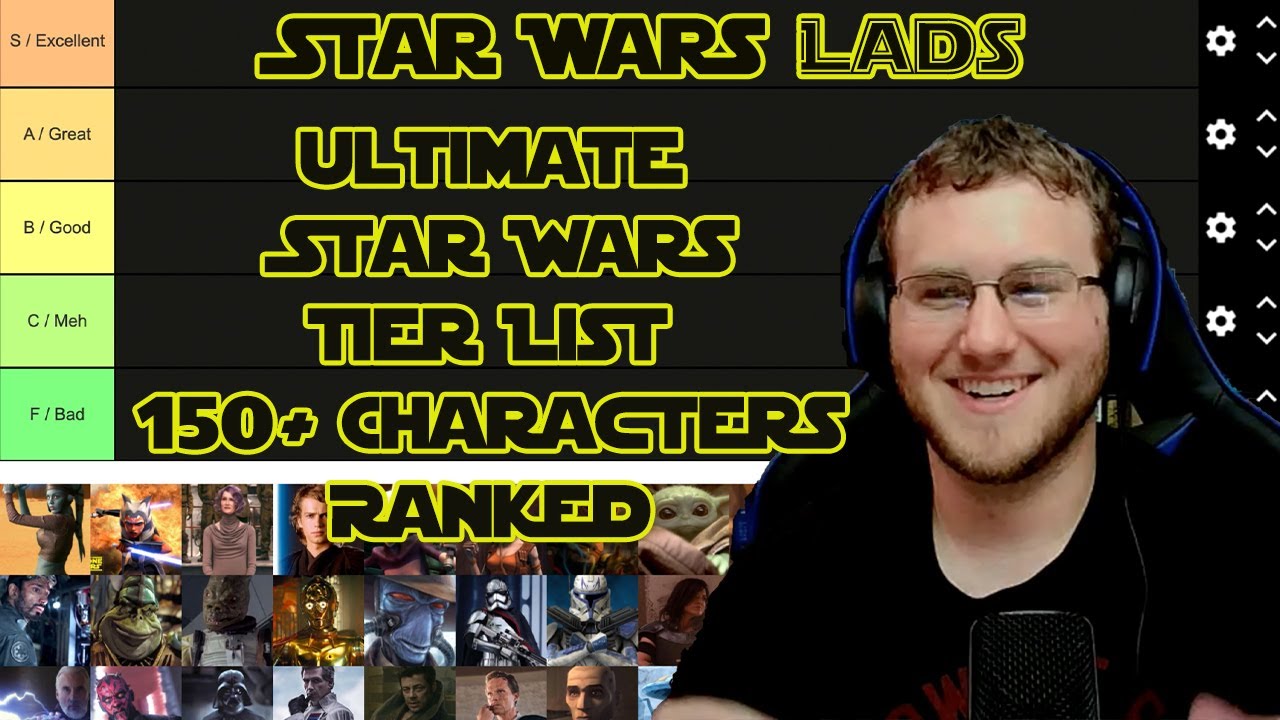 Ultimate Star Wars Character Tier List Ranking (150+ Characters) | Star ...