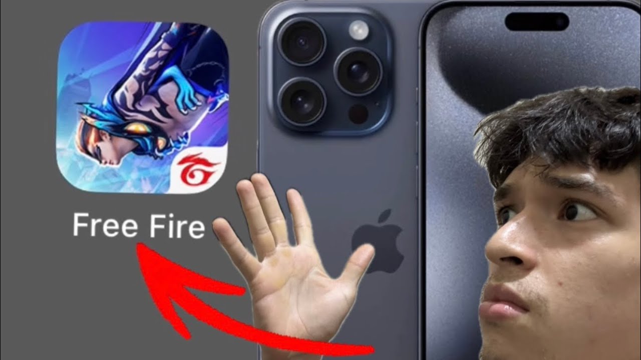 JUGANDO FREE FIRE EN EL IPHONE 15 PRO MAX!!! - YouTube