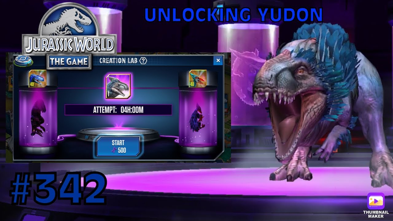 Jurassic World - The Game | EP 342 | Unlocking Yudon - YouTube