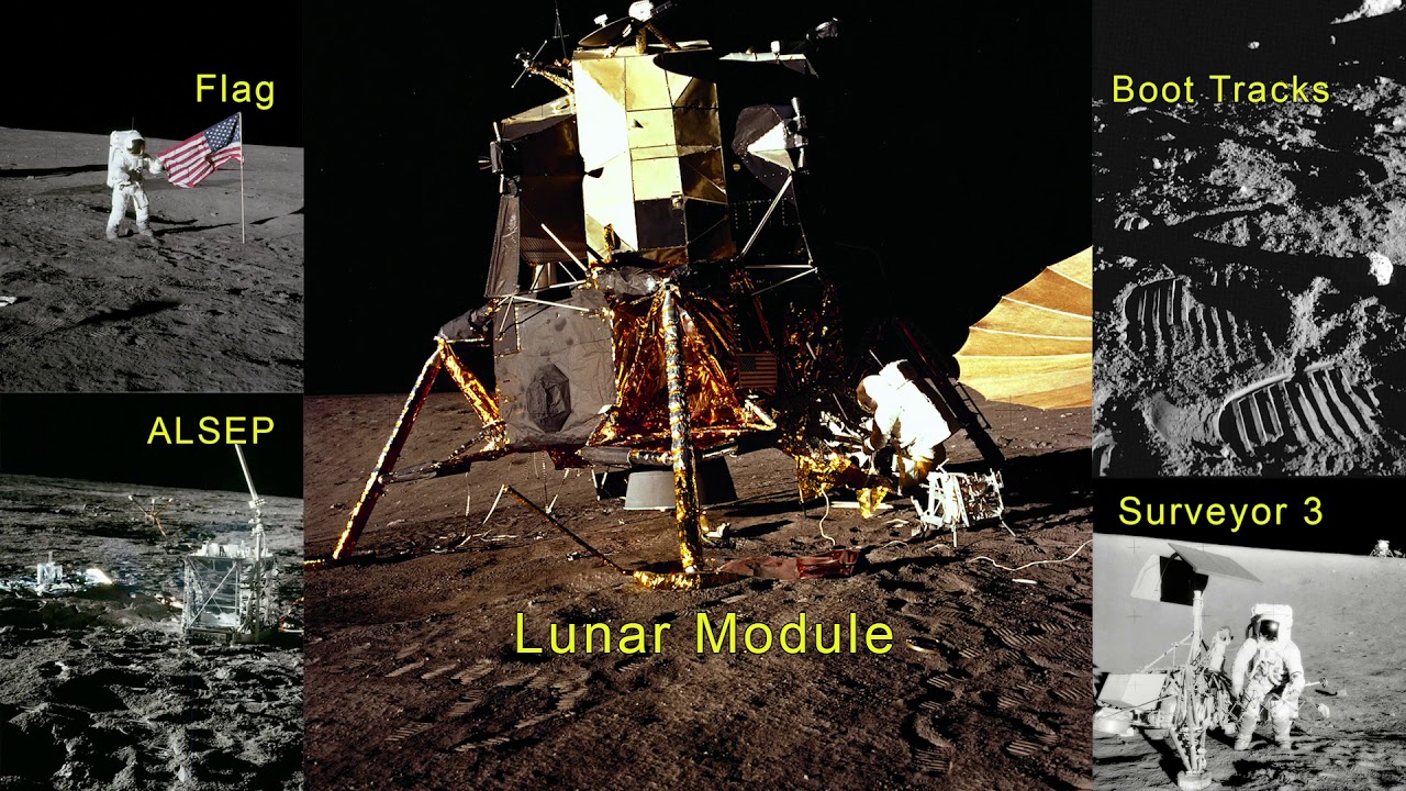 The Apollo 12 Landing Site - YouTube