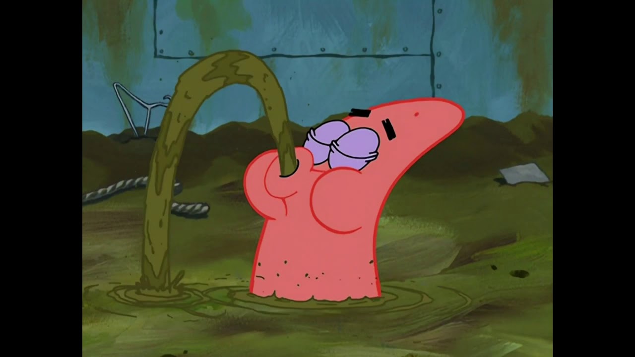 Patrick Spitting Garbage Filth for 10 Hours - YouTube