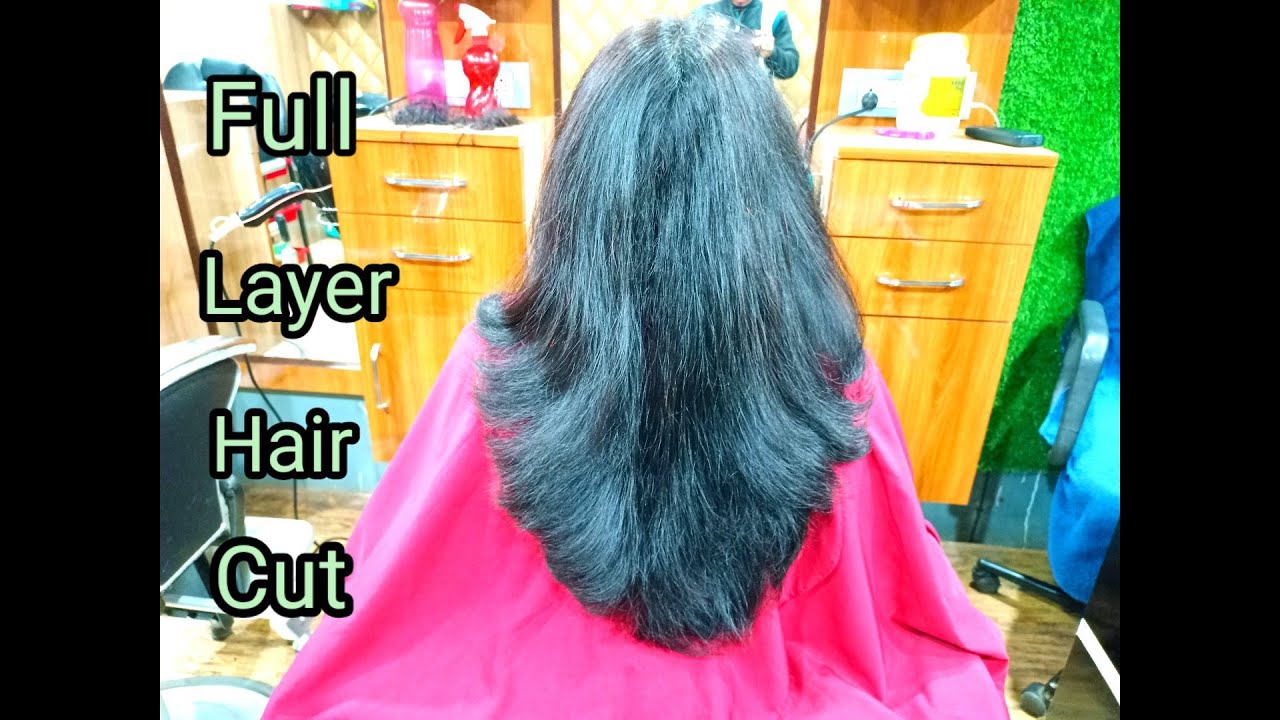 full layer haircut// how to cut long layer haircut ️ ️ ️ - YouTube