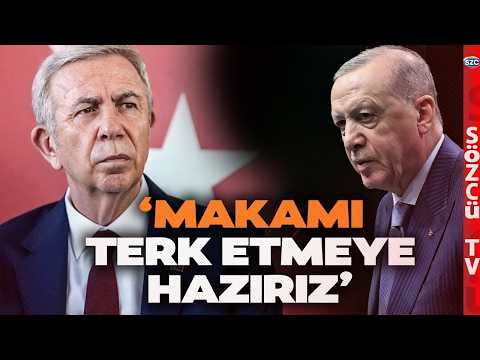 'Makamı Terk Etmeye Hazırız' Mansur Yavaş Düğmeye Bastı! Aday mı Olacak?