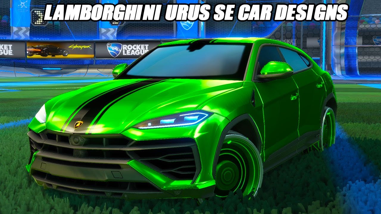 Lamborghini Urus SE Car Designs - Rocket League Car Designs - YouTube