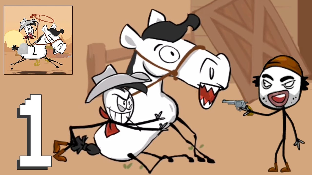 Cowboy Story: Wild West Rescue - All Levels 1-10 - Funny Noob Vs Pro ...