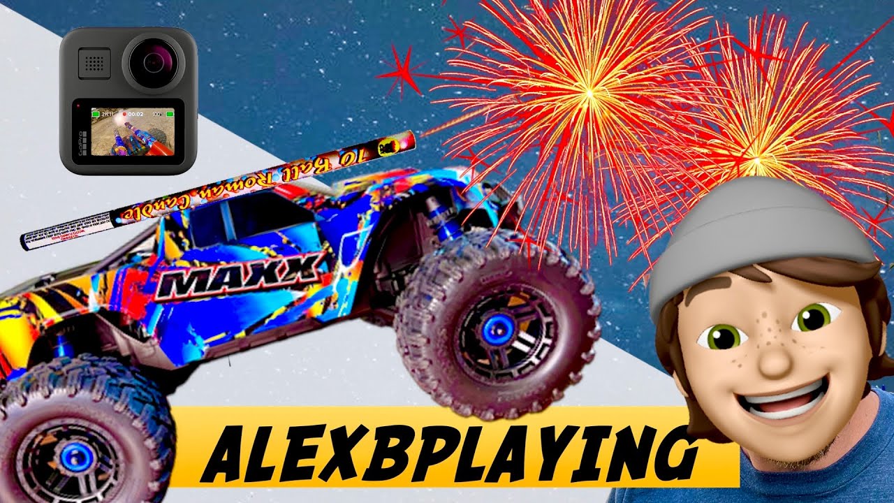 Attaching Fireworks To A RC Car POV | AlexBplaying - YouTube