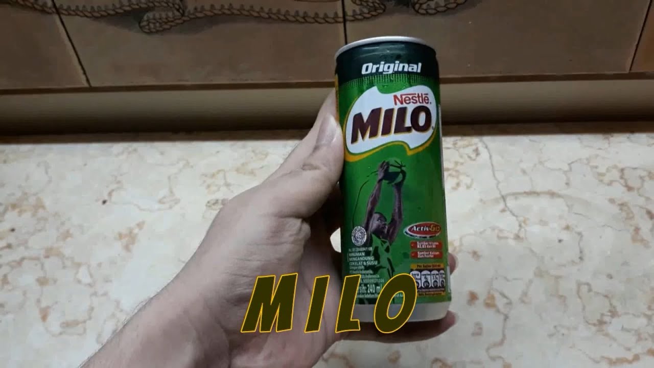 MILO ORIGINAL KALENG 240 ML - YouTube