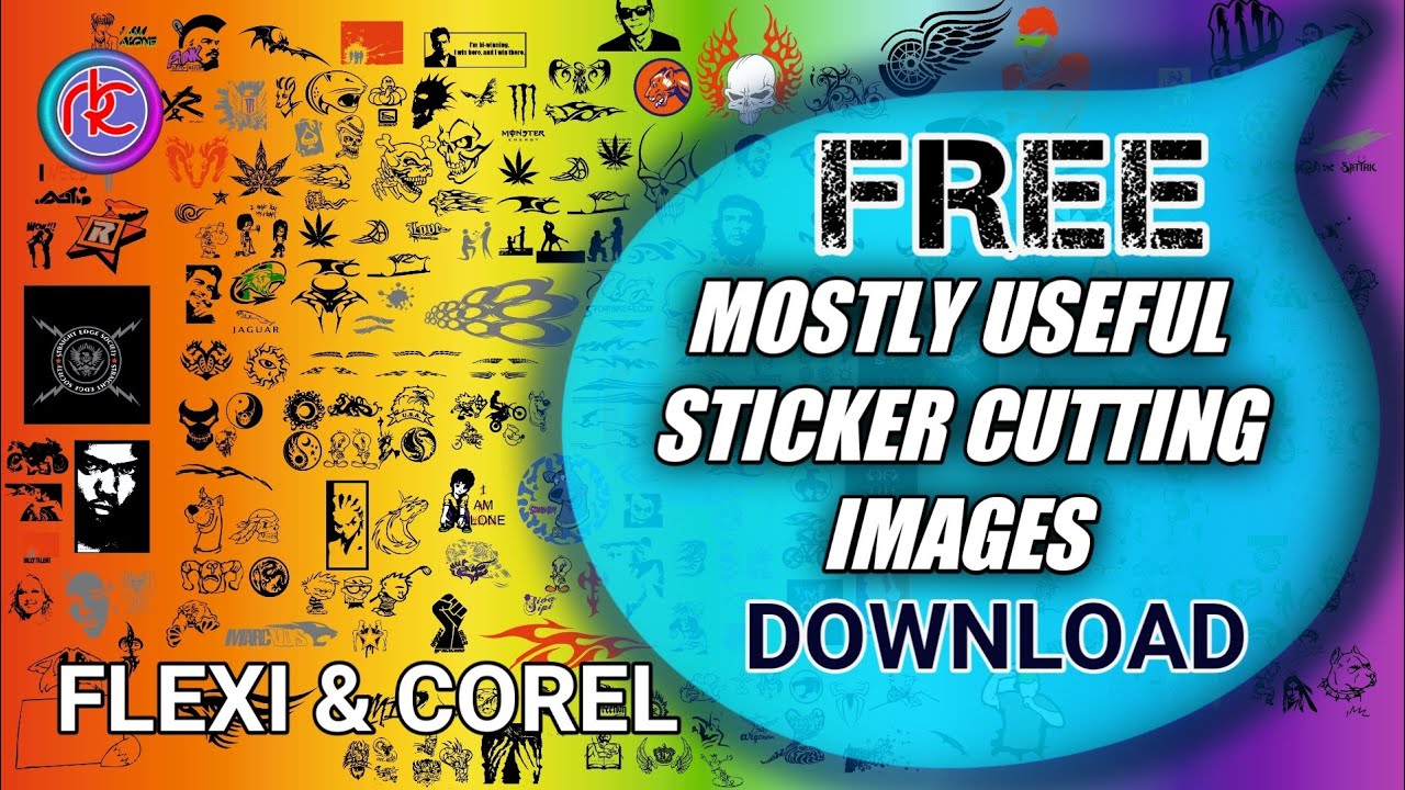MOSTLY USEFUL STICKER CUTTING FILE || FS,CDR,EPS || FREE DOWNLOADS ...