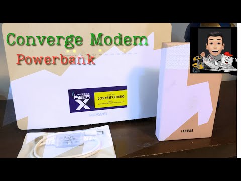 CONVERGE Fiber Modem on Powerbank. USO ang BROWNOUT! - YouTube