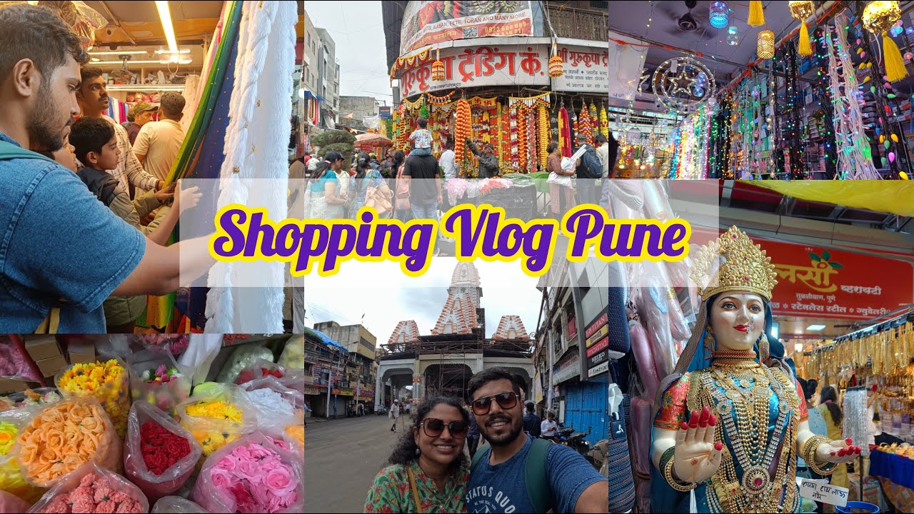 Ganpati Decoration Shopping in Pune|Bhori Ali wholesale market|Raviwar ...