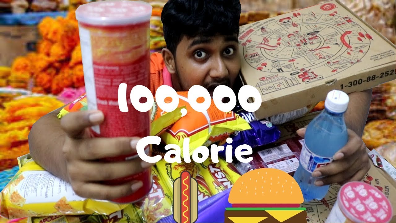 THE 100,000 CALORIE CHALLENGE!|| TARAGAS - YouTube