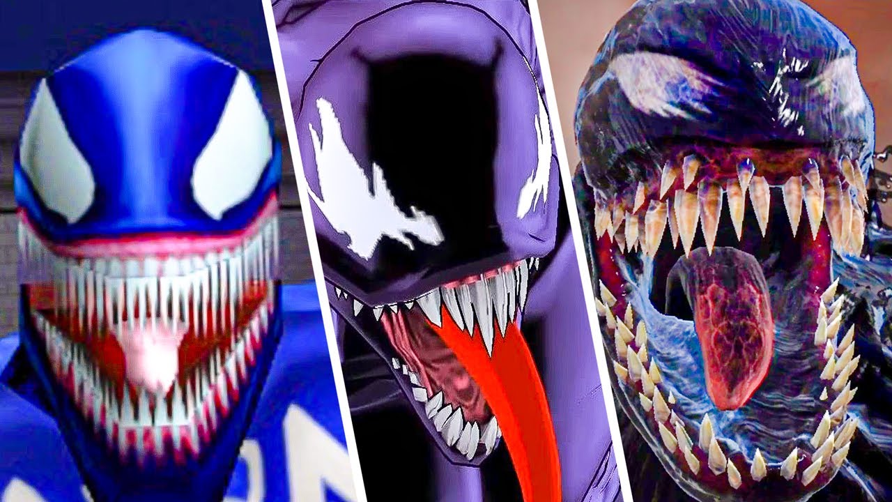 All Venom Boss Fights in Spider-Man Games (2000-2008) Spider-Man vs ...