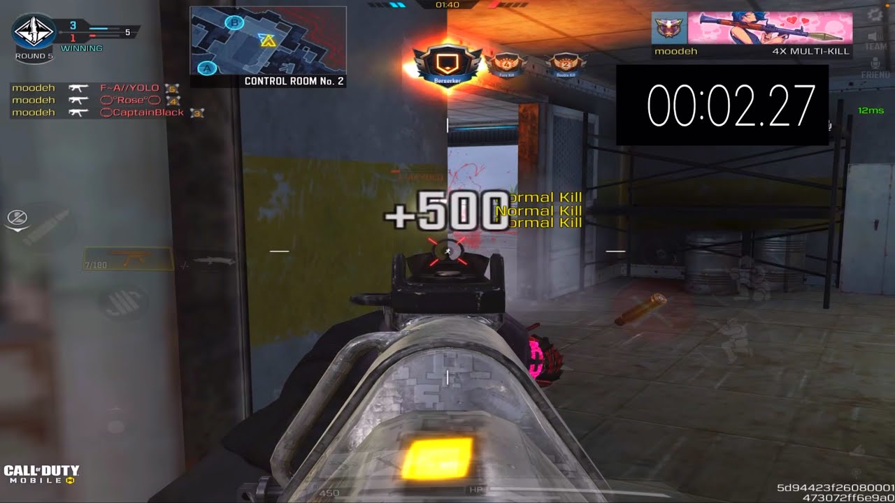 New Fastest 1v5 in CODM (2.27s) - YouTube