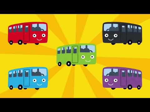Kırmızı Otobüs Nerdesin | Otobüsler ile Renkleri Öğreniyorum (Bebekler ve Çocuklar için Şarkılar)