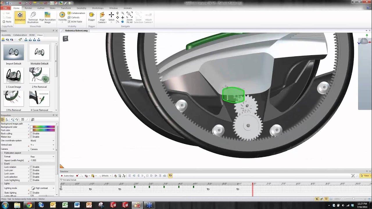 SOLIDWORKS Composer - Creating Animations - YouTube