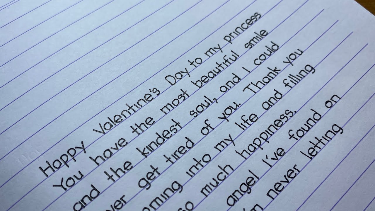 handwriting: Happy Valentine's Day Wishes to Share With Your Loved Ones ...