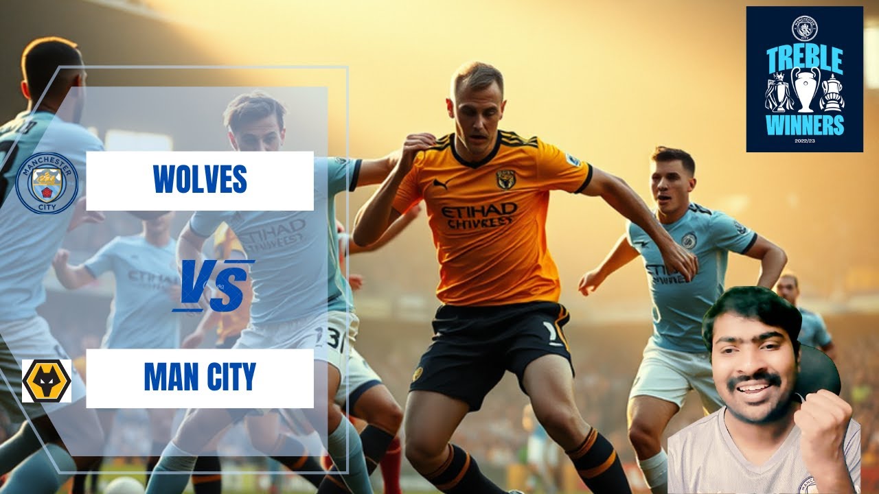 Wolves vs Man City Live watch along | 20-10-2024 - YouTube