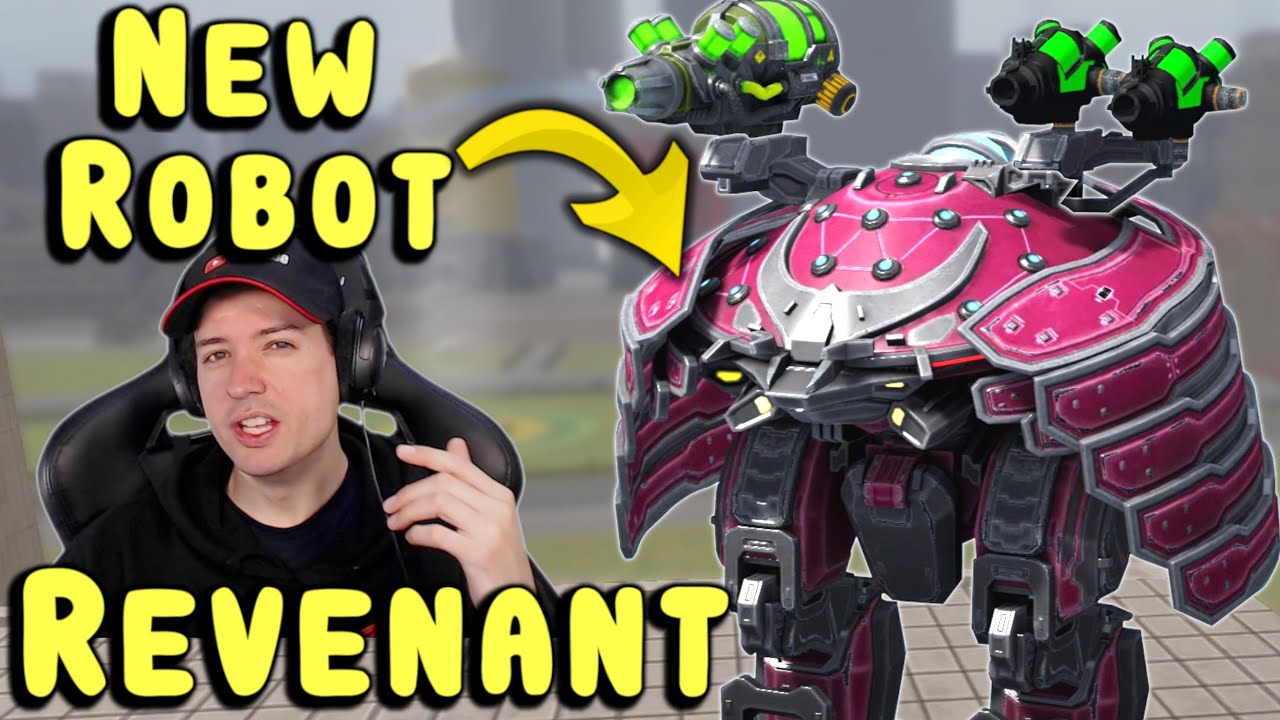 NEW Teleport Robot REVENANT Test Server War Robots Gameplay WR Toxic ...