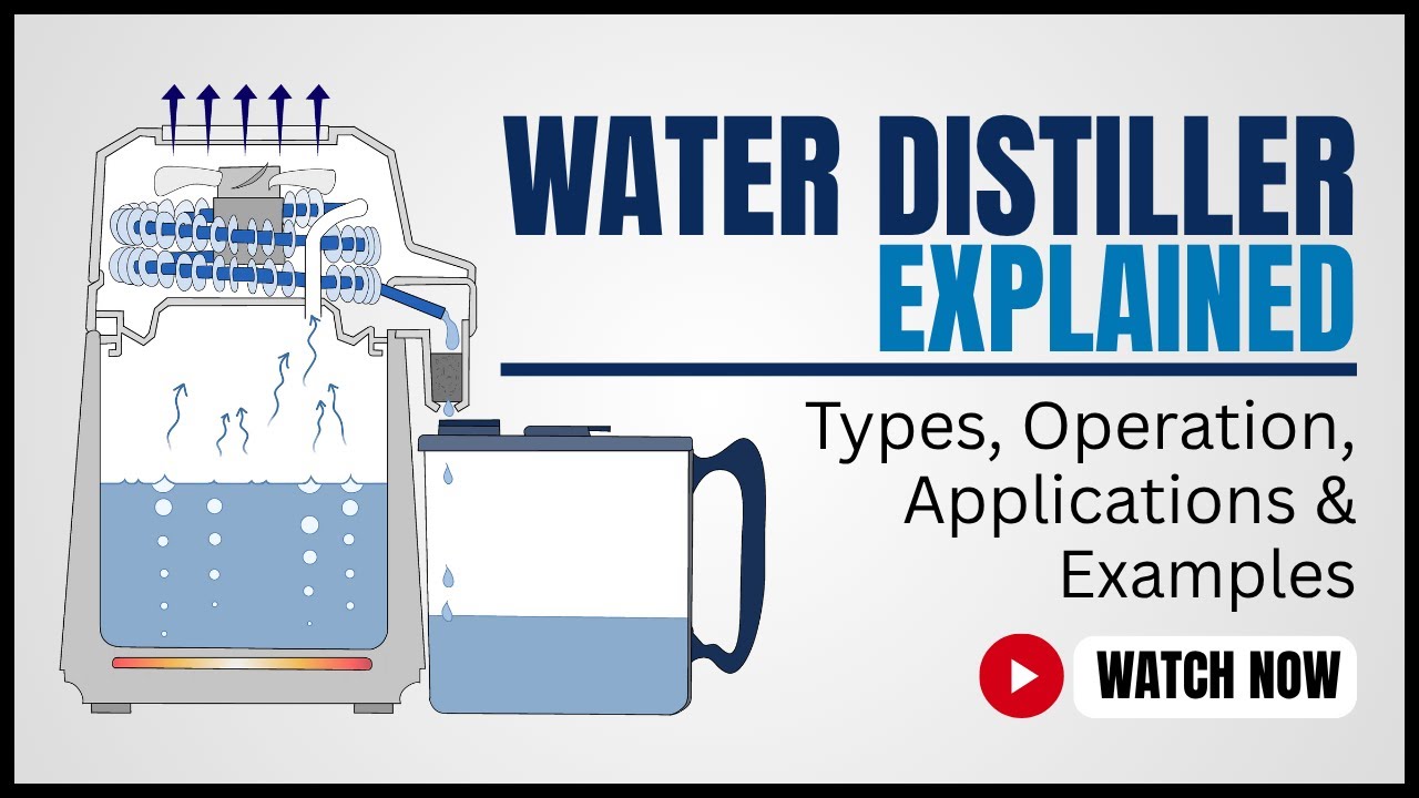 Water Distiller Explained Types, Working, Applications & Examples ...