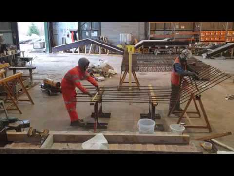 Steel Fixing(topflight precast part 1) - YouTube