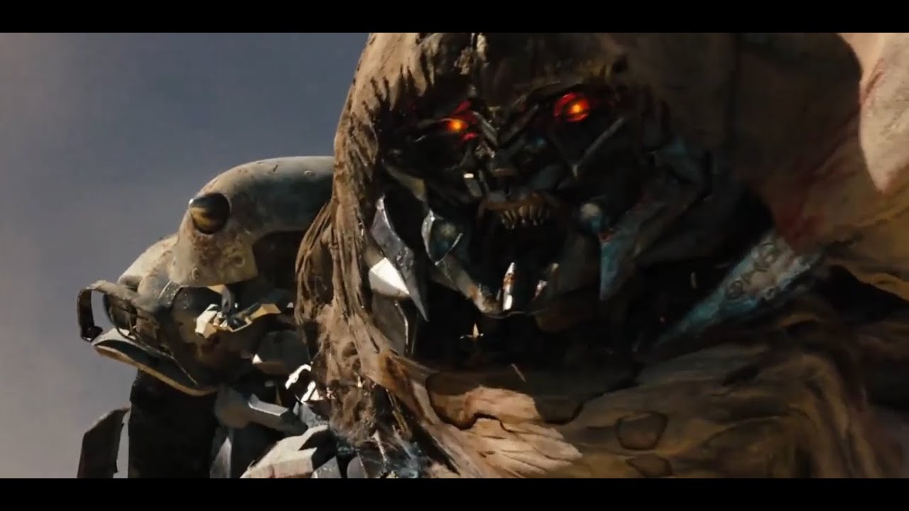 Transformers Movieverse | All Megatron Scenes - YouTube
