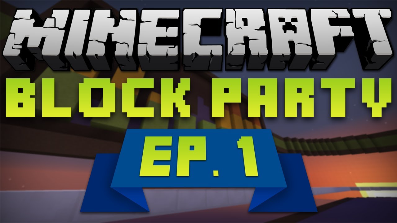 Minecraft Mini-Game : BlockParty - Ep. 1 - Party Animal - YouTube