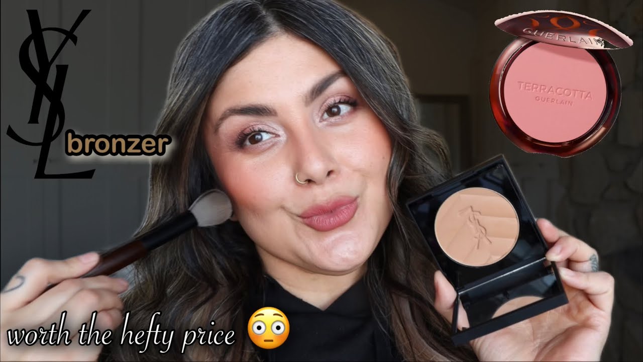 NEW YSL All Hours Hyper Bronze Powder + Guerlain Terracota Blushes (2 ...