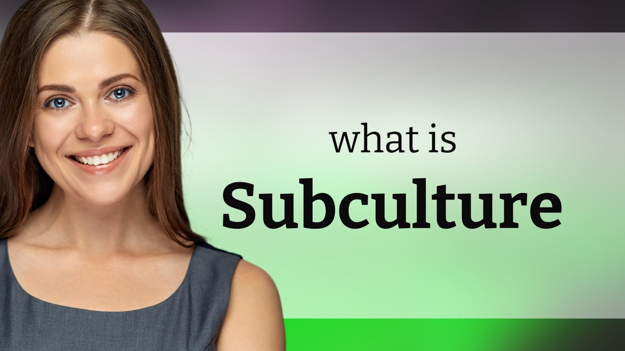 Subculture • SUBCULTURE meaning - YouTube