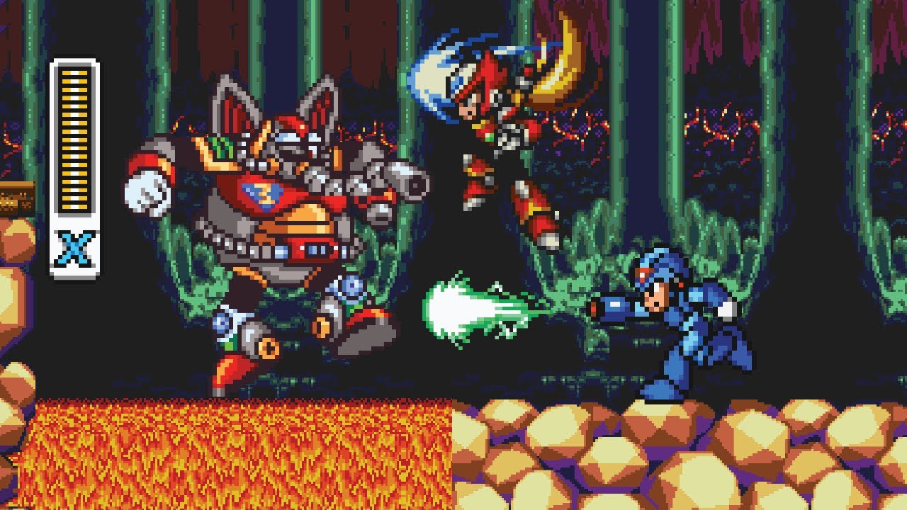 Lava Reef Zone Act 1- Mega Man X Remix - YouTube