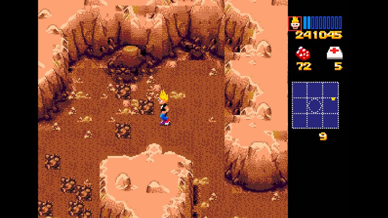 Zombies Ate My Neighbors Level 20 Invasion of Snakeoids [SNES/Genesis ...