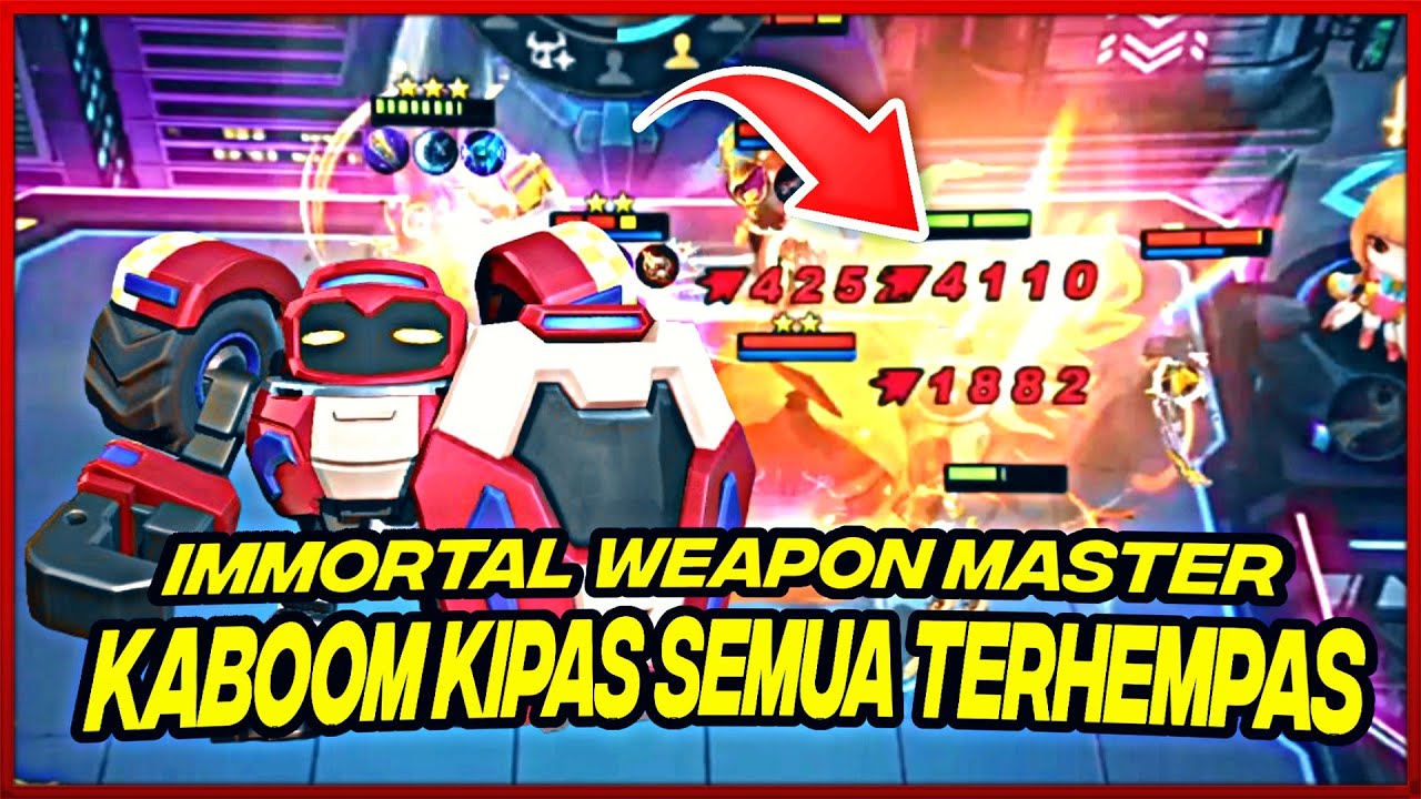 KABOOM KIPAS IMMORTAL WEAPON MASTER CARA MAIN COMANDER KABOOM SKILL 2 ...