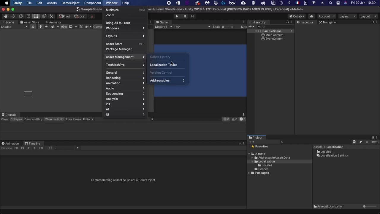 Tutoriel - Localisation dans Unity - YouTube