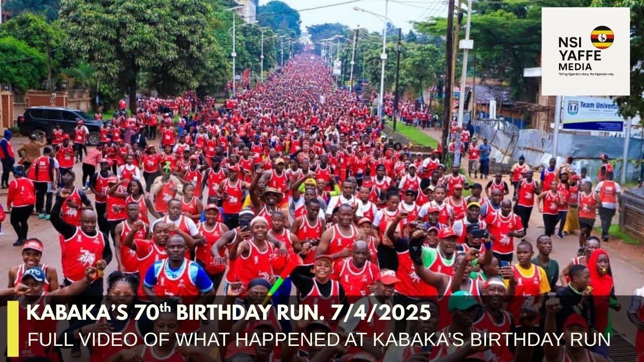 Kabaka Birthday Run 2025. KABAKA MUWENDA MUTEBI 70TH BIRTHDAY RUN AS IT ...