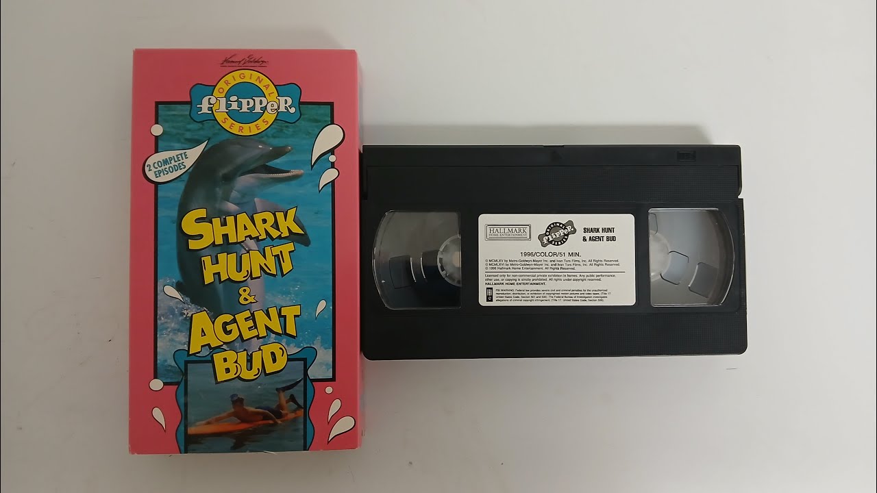 Opening To Flipper Shark Hunt & Agent Bud 1996 VHS 60fps - YouTube