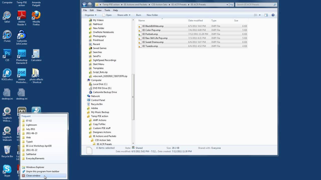 How to install Presets in ACR (on a PC) - YouTube