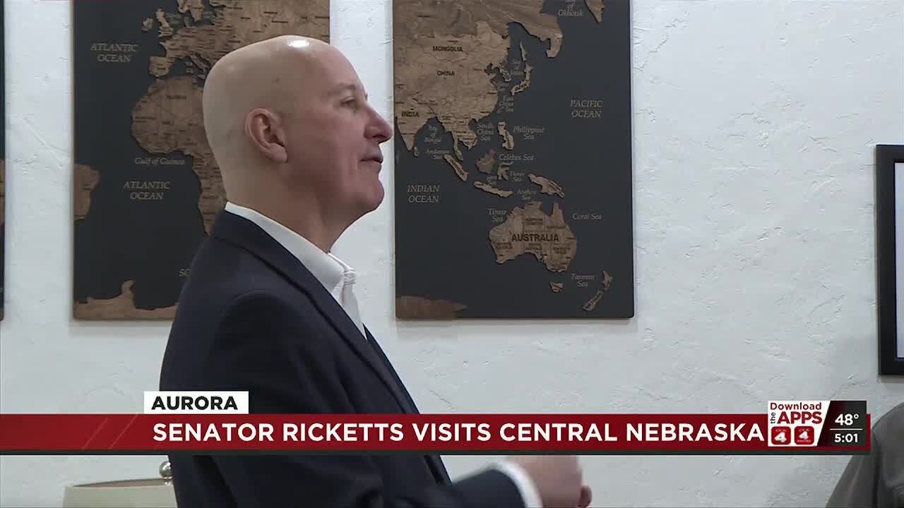 Senator Ricketts visits Central Nebraska - YouTube