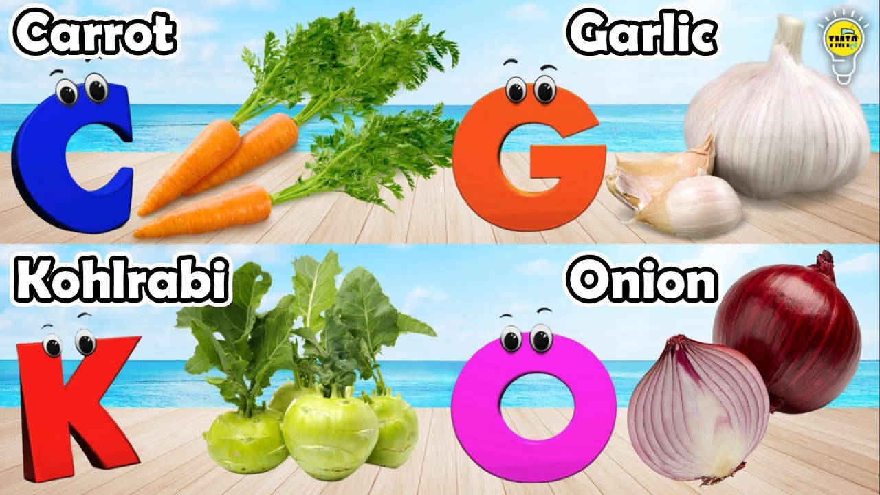 Vegetables ABC Song | Vegetables Alphabet Song | Phonics for Kids ...