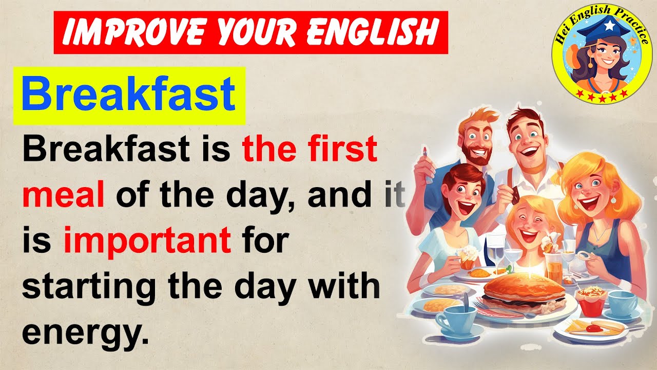 Improve Your English 🍀 Breakfast – Level 1 | Learning English Online ...